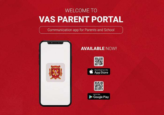 VAS Officially launches parent portal app